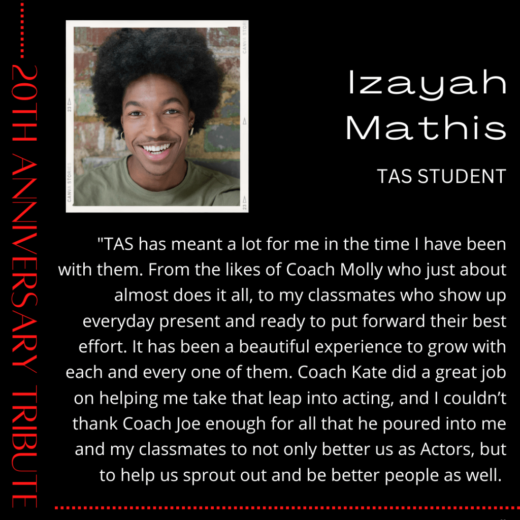 Happy 20 Year Anniversary to TAS! | The Actor's Scene